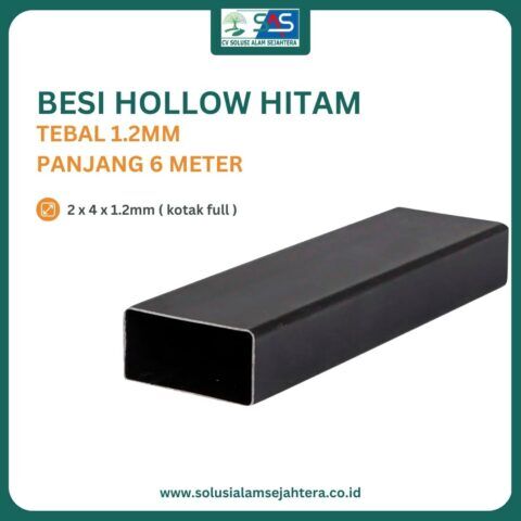 Besi Hollow Hitam - Solusi Alam Sejahtera